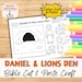 DANIEL in the LIONS DEN Bible Story Paper Craft Activity for Kids ...
