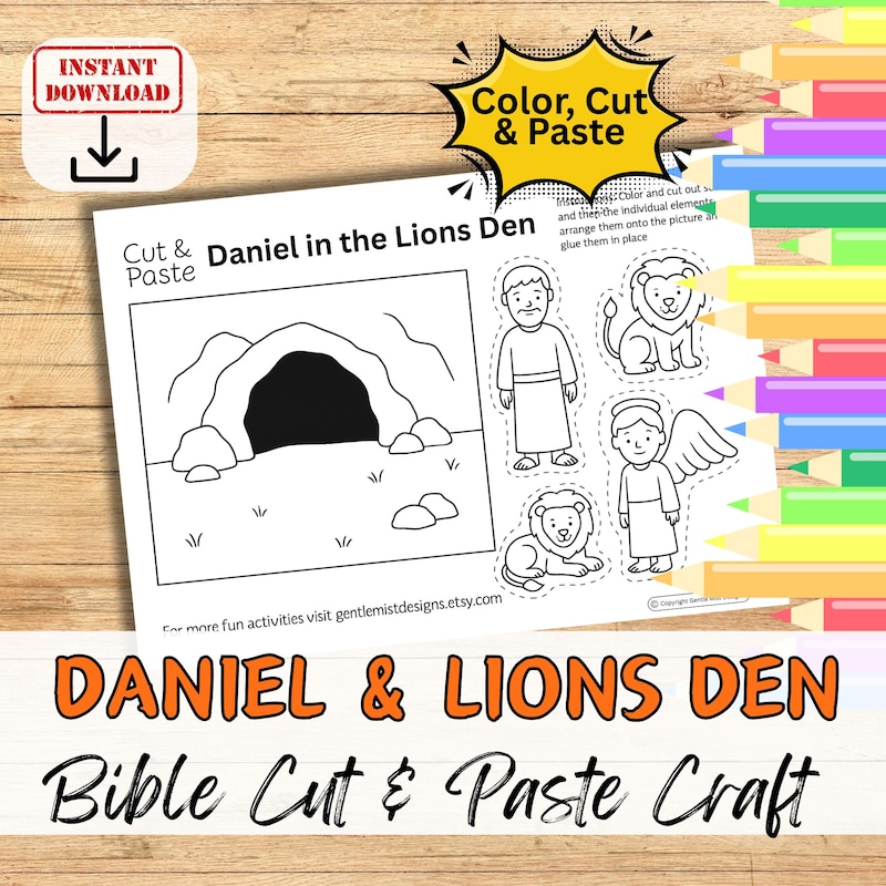 Bible Daniel Clip Art - Etsy