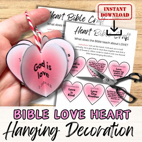 Printable Hearts With Bible Verses