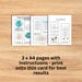 7 DAYS of CREATION Flip Book Bible Craft/ Study Guide Activity for Kids ...