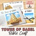 TOWER of BABEL Diy Bible Paper Craft Activity for Kids. Sunday School ...