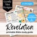 REVELATION Study Guide | Detailed Colourful Visual Cheat Sheet Overview ...