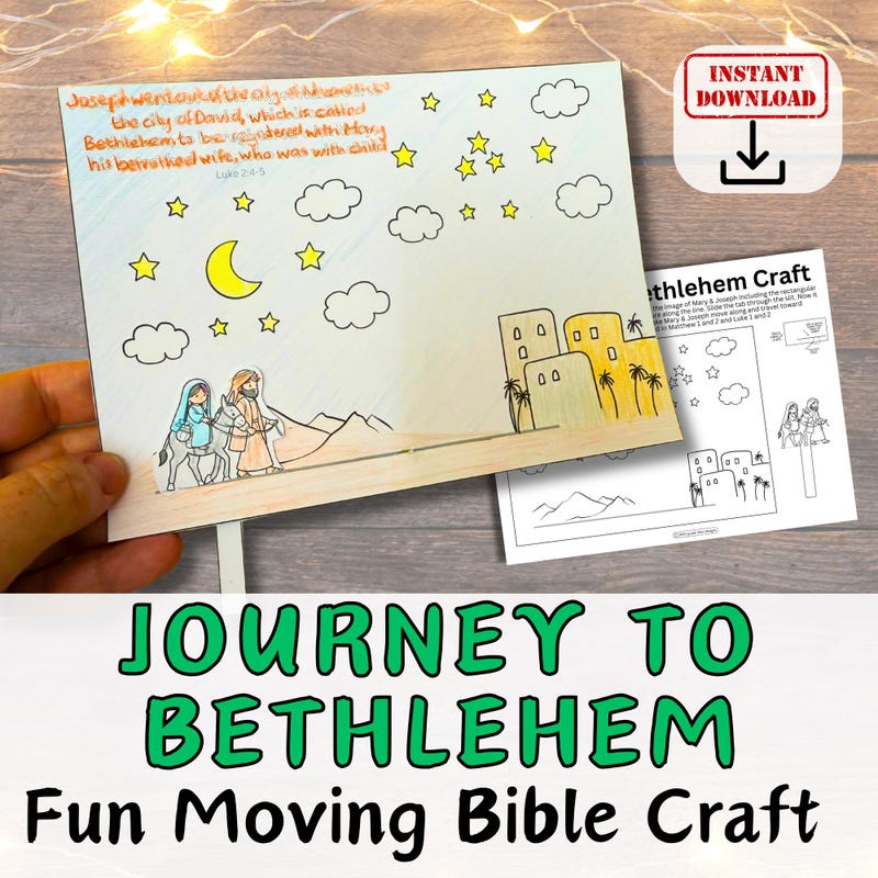 Journey to Bethlehem Lesson - Etsy