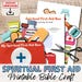 SPIRITUAL FIRST AID Box Craft. Bible Based Tools for Healing. Sunday ...