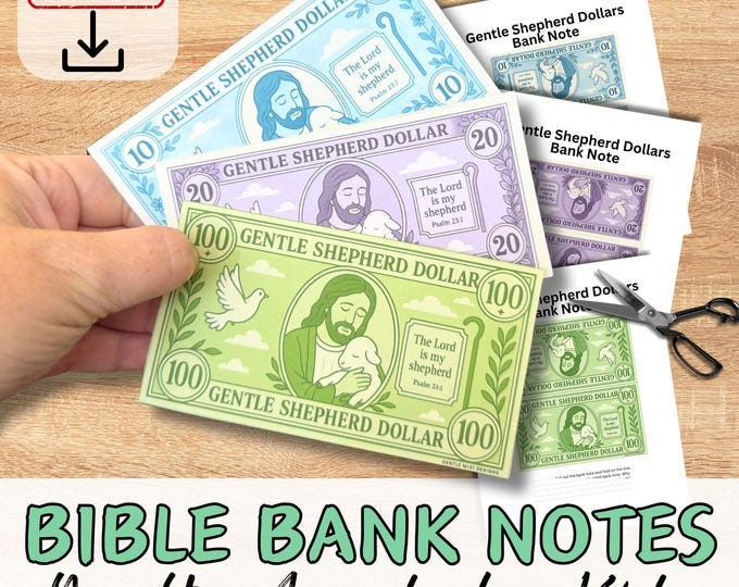 Bible Bucks | Sunday School Incentive | VBS | Christian School Reward ...