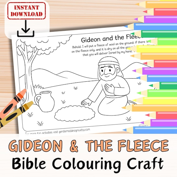 Gideon Bible Story Activities