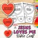 JESUS LOVES ME Hanging Decoration - Bible Paper Craft for Kids. Sunday ...