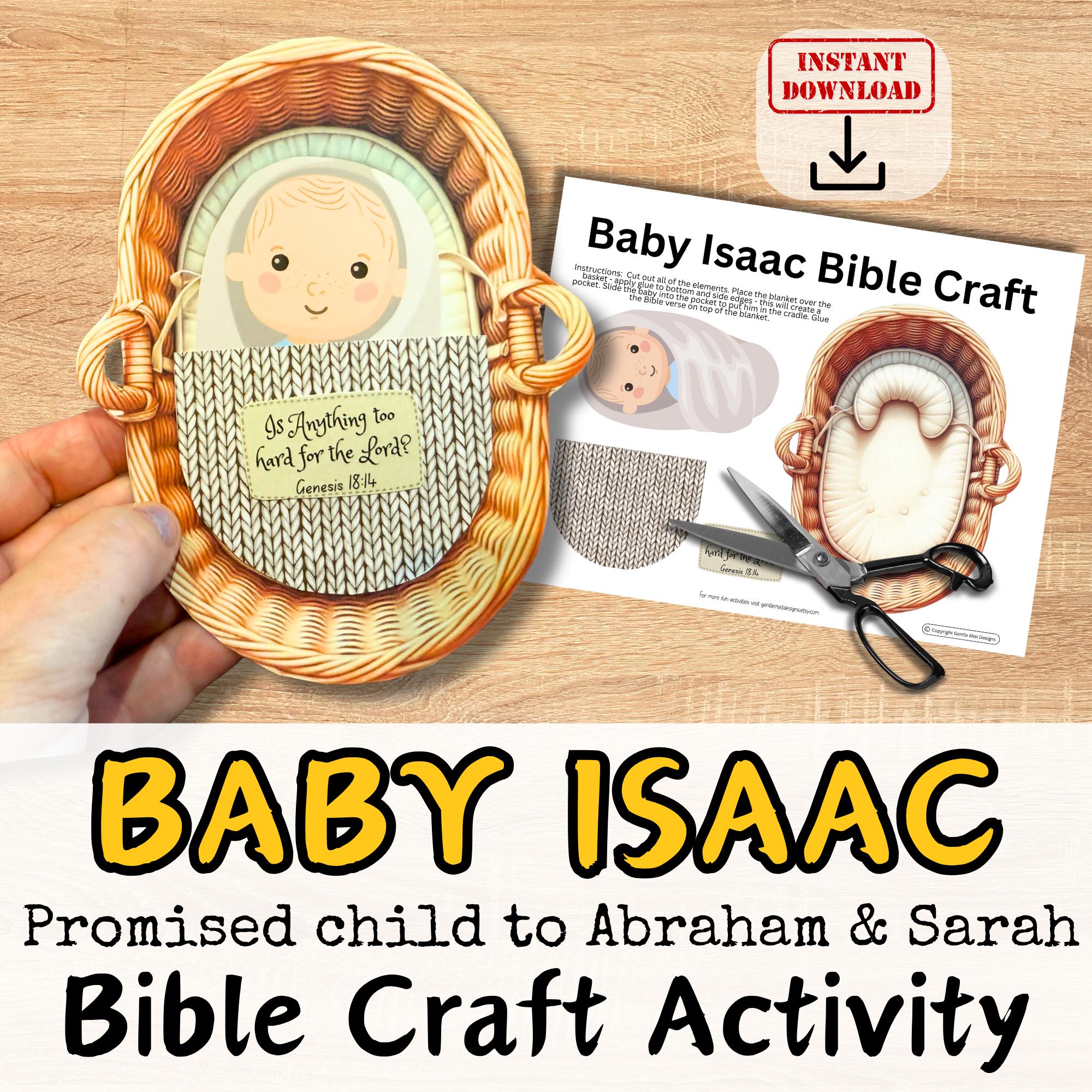 CHILD of PROMISE Baby Isaac Craft Activity for Kids Bible Verse Based ...