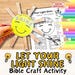 LET Your LIGHT SHINE for Jesus Bible Paper Craft Activity for Kids ...