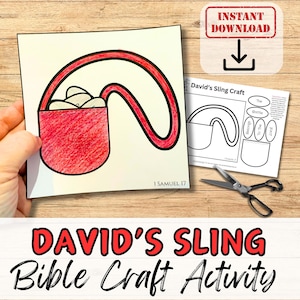 David Sling Printable - Etsy
