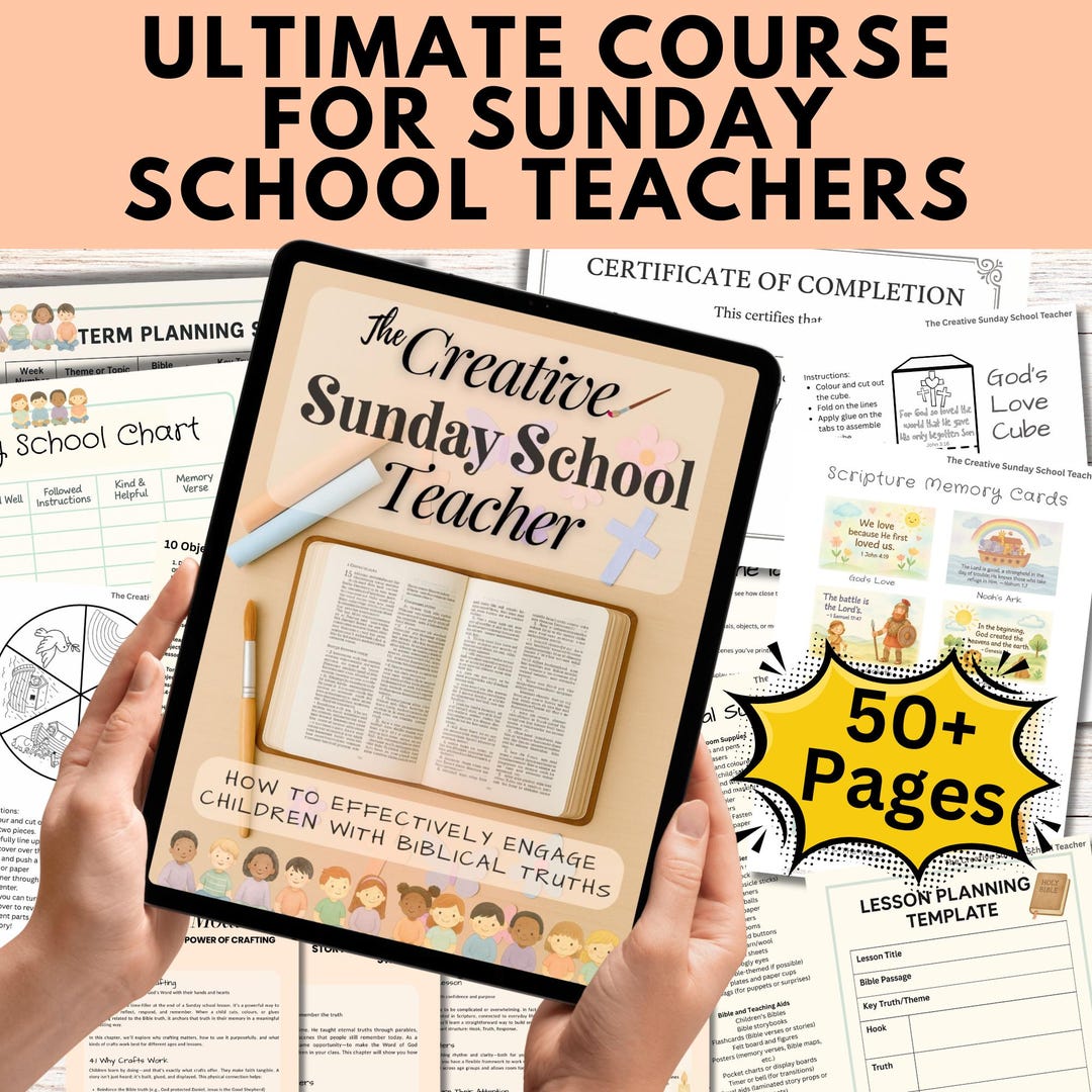 Creative Sunday School Teacher Course PDF | Training With Crafts ...