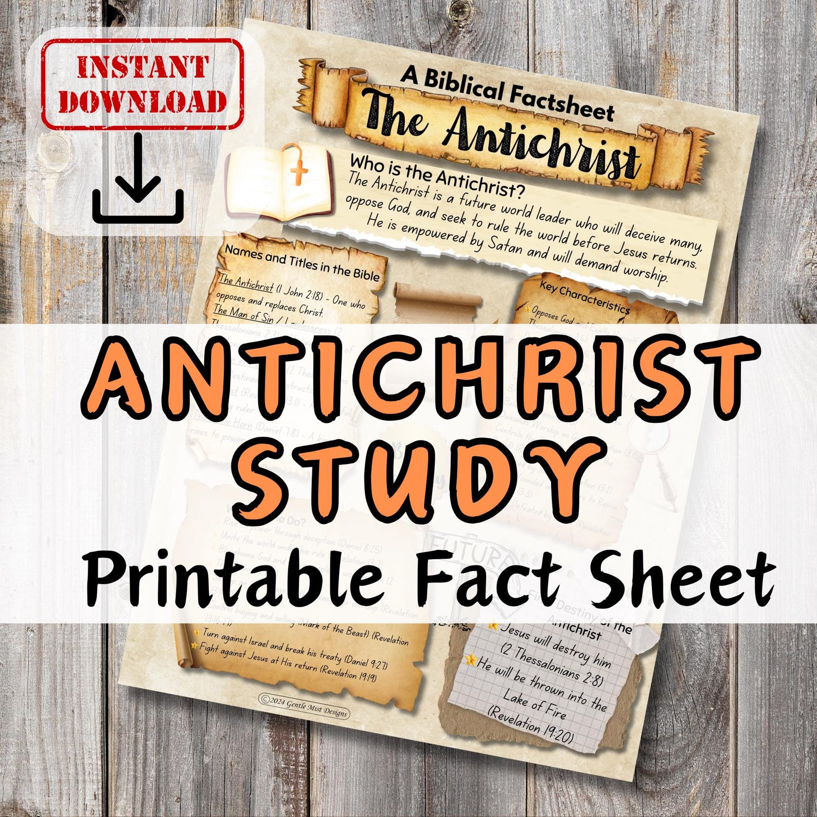 ANTICHRIST FACT SHEET | Revelation Prophecy, End Times Bible Study ...