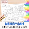 Nehemiah Building the Wall - Bible Paper Craft - Sunday School ...