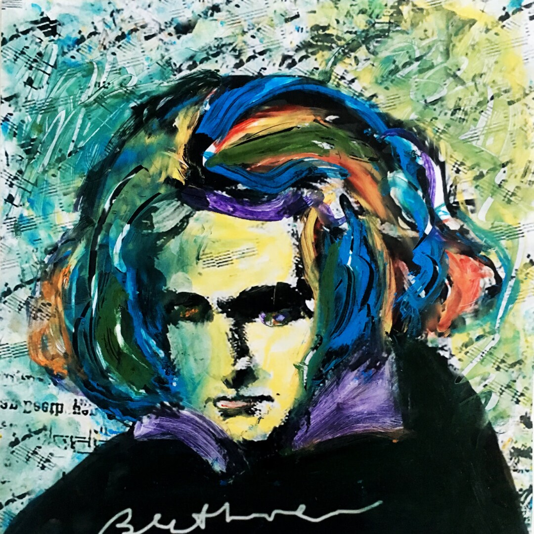 BEETHOVEN DIGITAL PRINT - Etsy