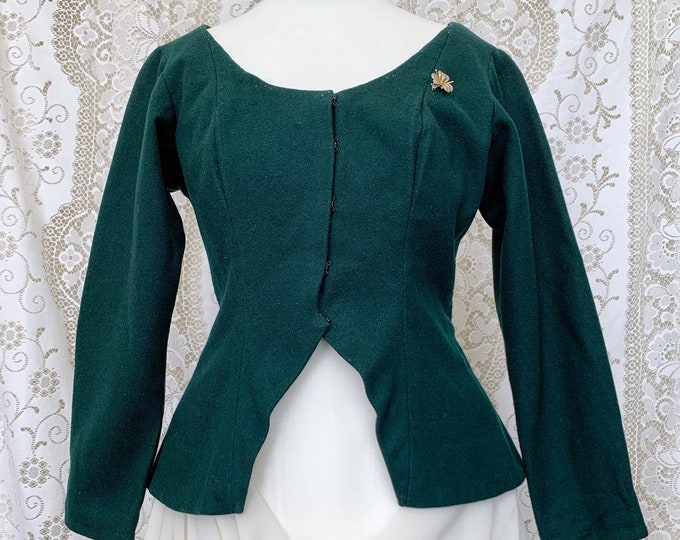 1930's Wool Bodice, 18th Century Inspired, Historical Costume, Theatre ...