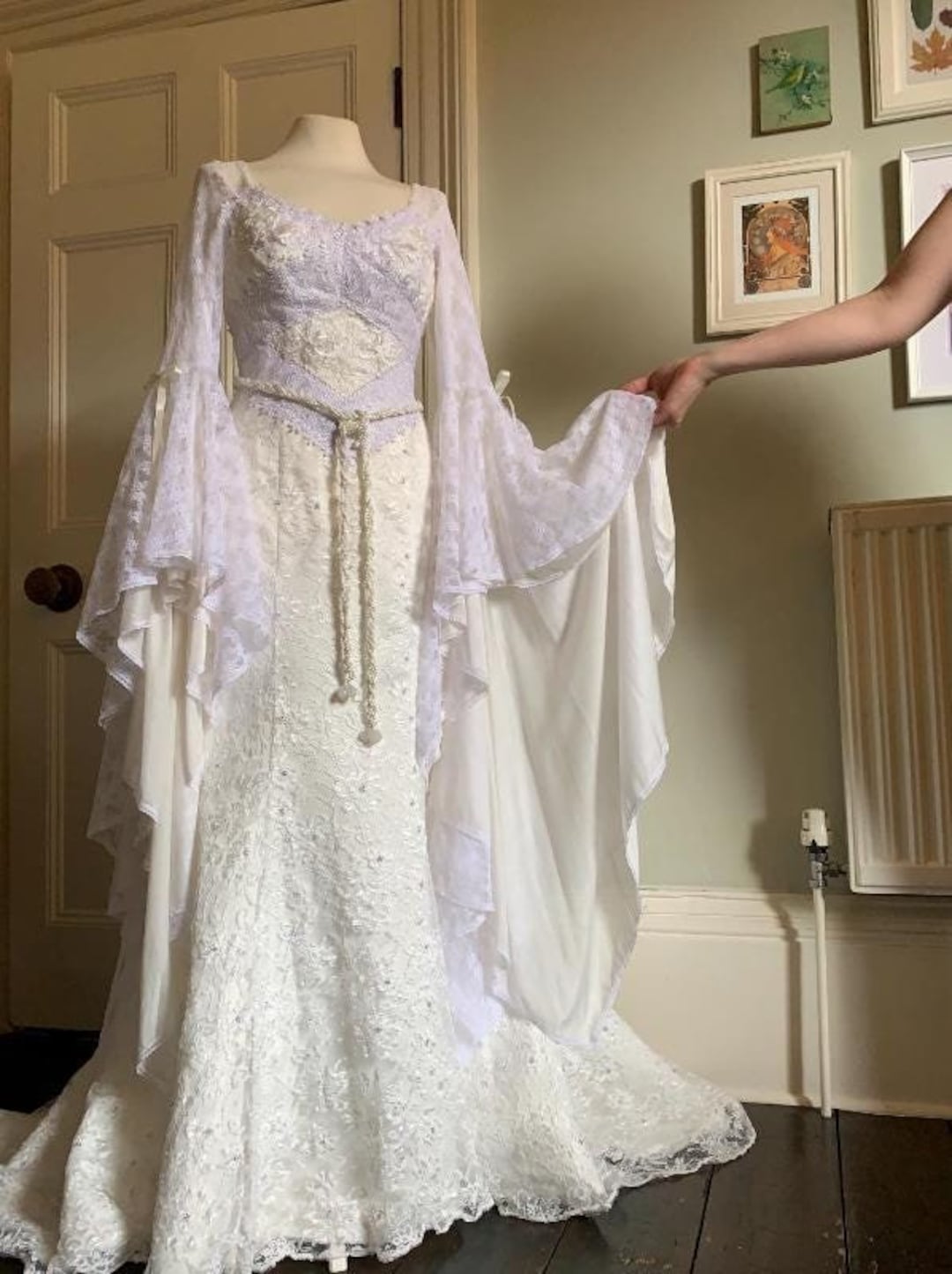Fairy Wedding Dress / Custom Made Wedding Gown / Cottagecore ...