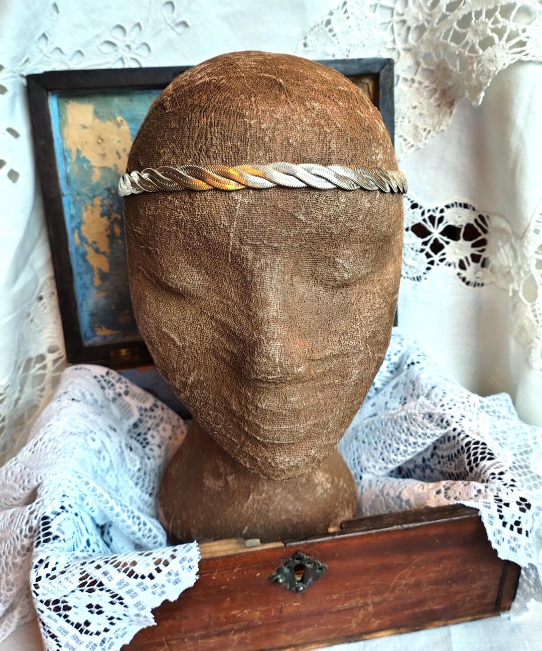 Hair Chain / Circlet / Wreath / Elven Crown / Fae / Renaissance / Fantasy Jewellery / Pre ...