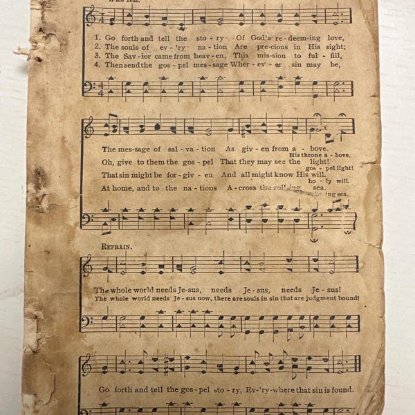Hymnal - Etsy
