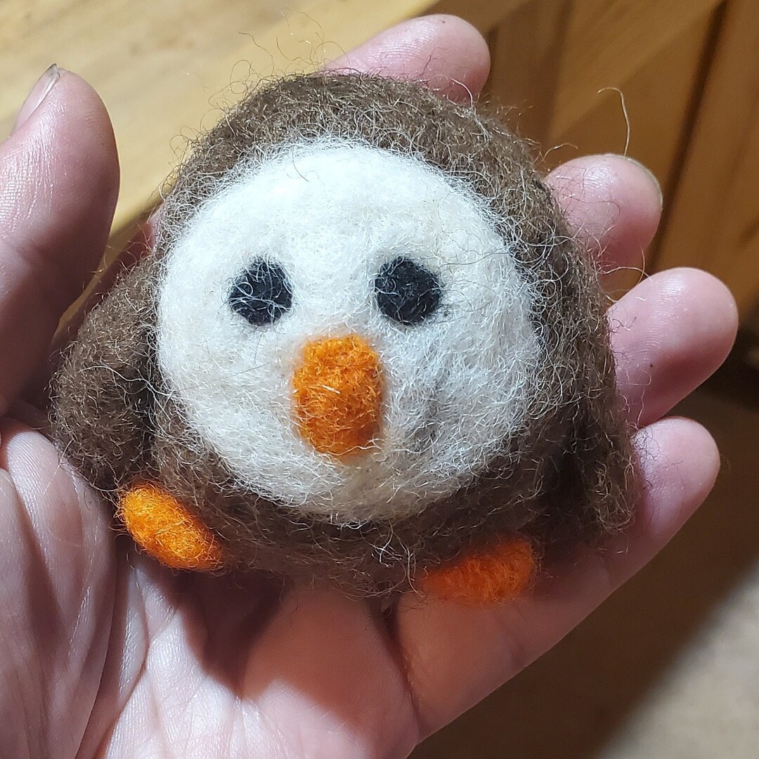 Felted Wool Penguin/puffin - Etsy