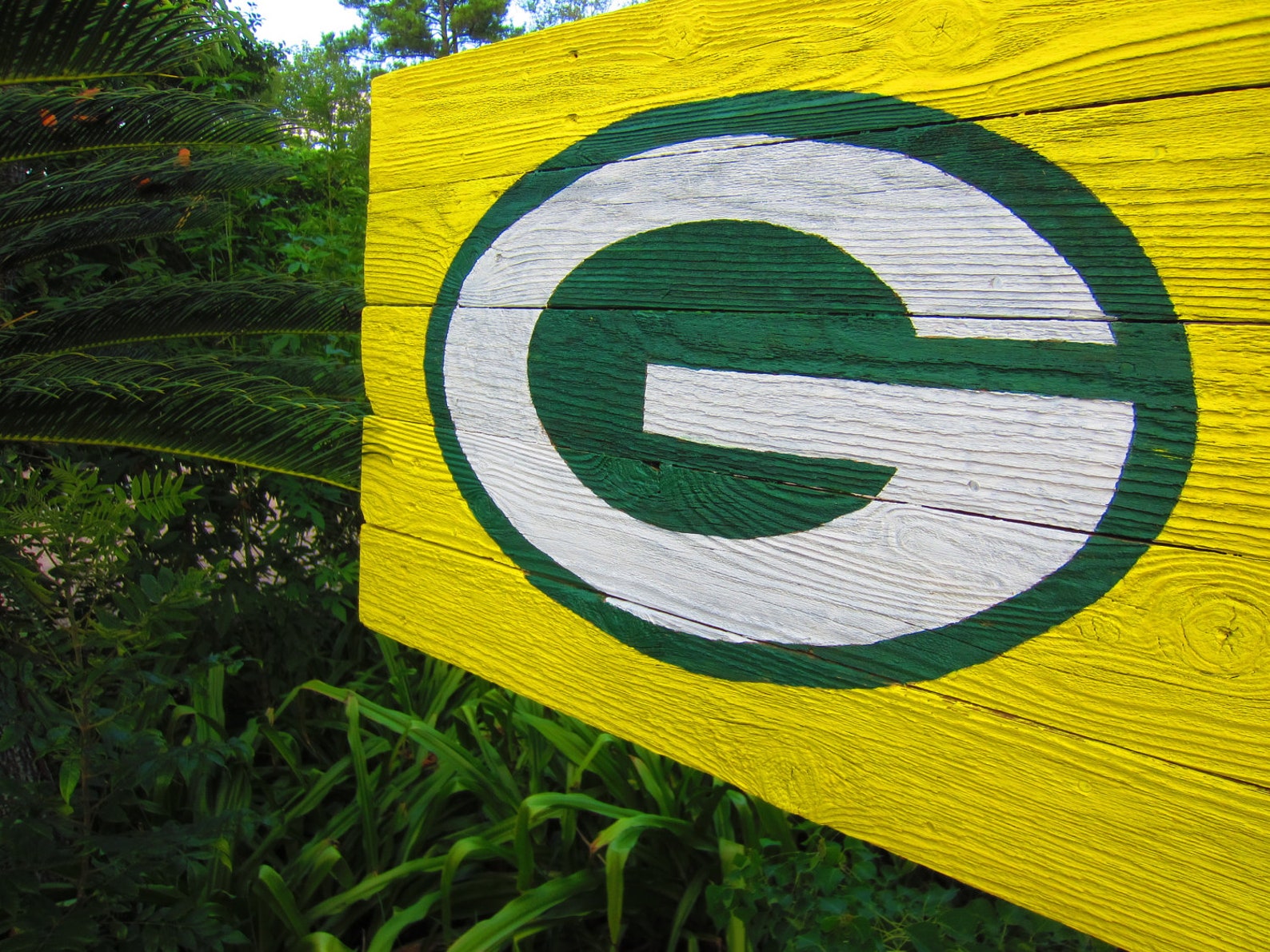 Green Bay Packers Rustic Sign | Etsy