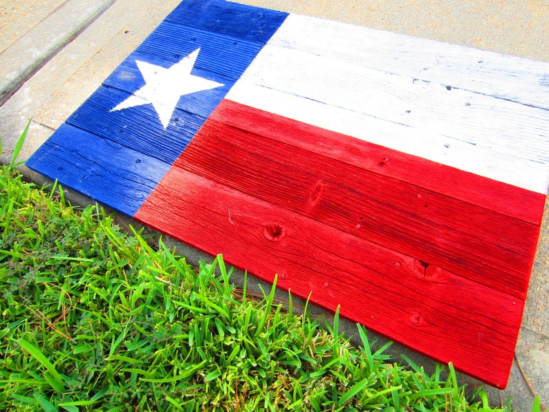 Texas Flag Rustic Sign - Etsy