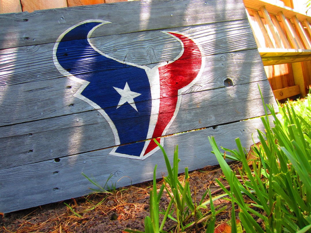 Houston Texans Rustic Sign - Etsy
