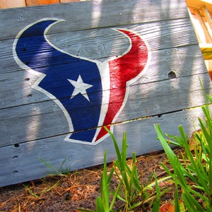 Houston Texans Rustic Sign - Etsy