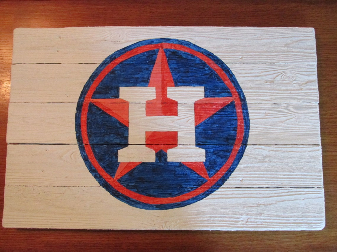 Houston Astros Rustic Sign | Etsy