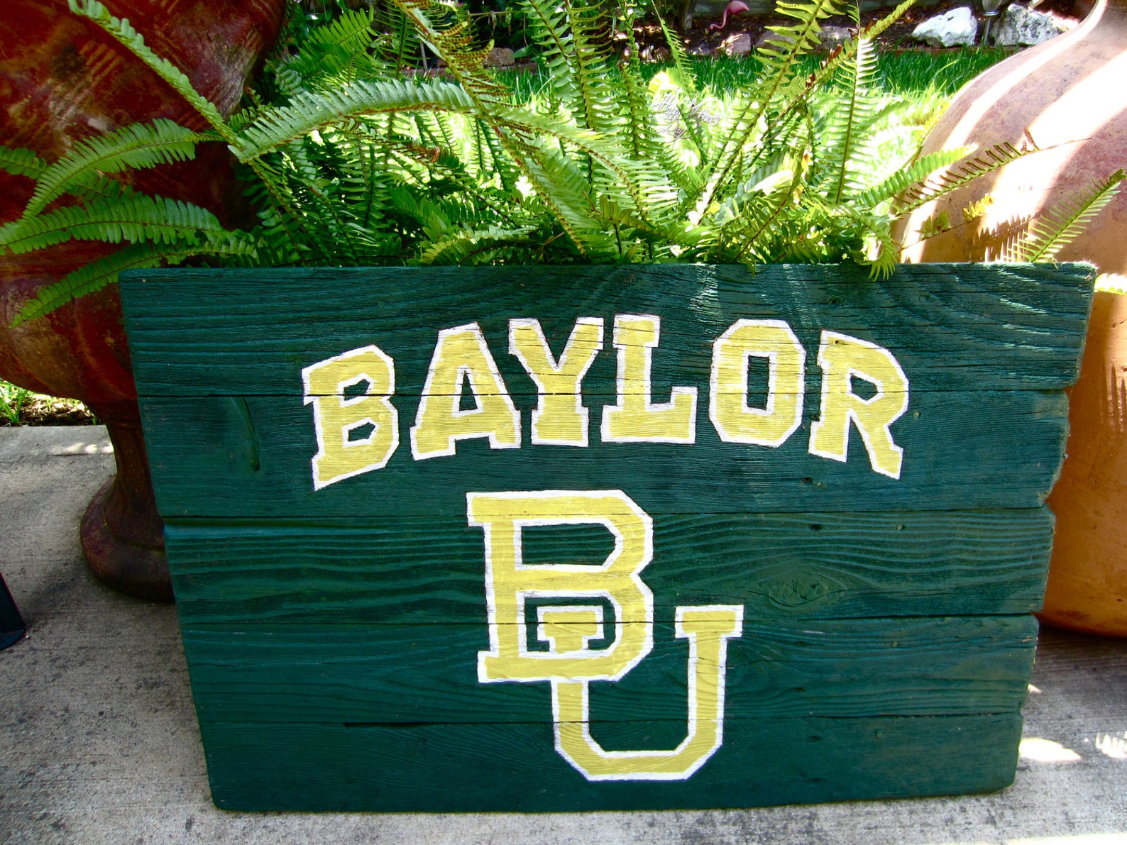 Baylor University Rustic Sign | Etsy
