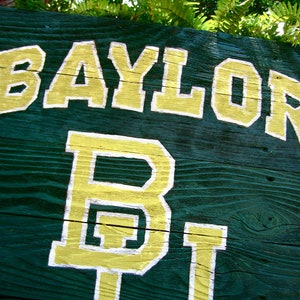 Baylor University Rustic Sign | Etsy