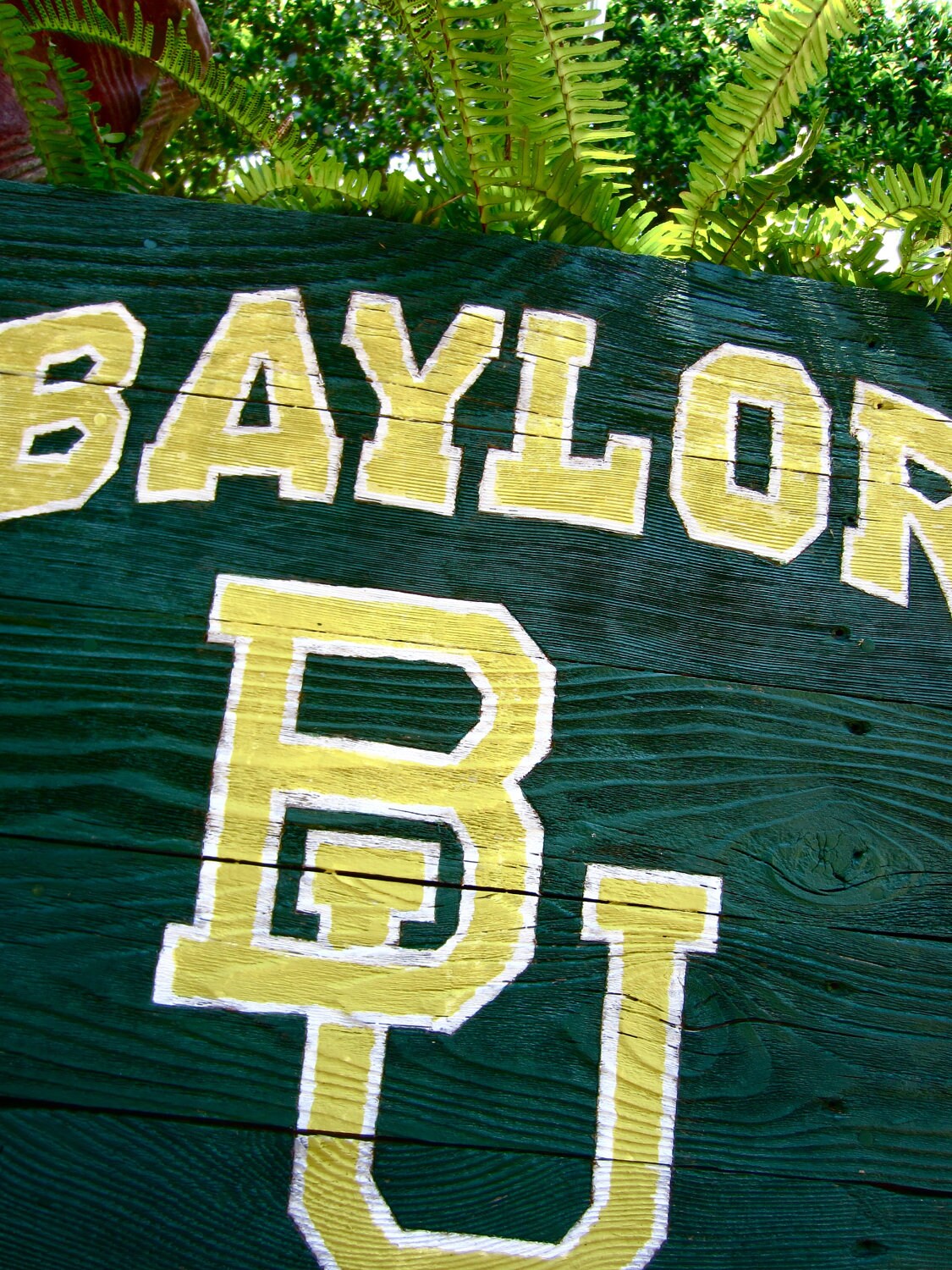 Baylor University Rustic Sign | Etsy