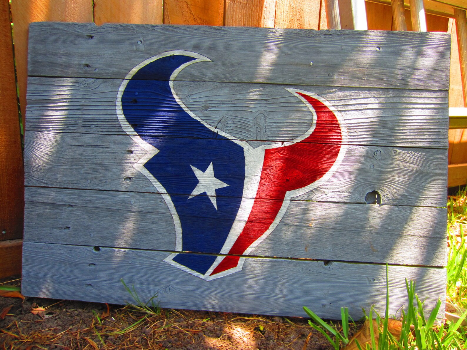 Houston Texans Rustic Sign - Etsy