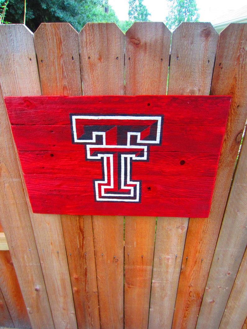 Texas Tech University Rustic Sign | Etsy