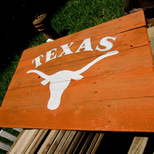 University of Texas Rustic Sign - Etsy