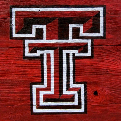 Texas Tech University Rustic Sign - Etsy