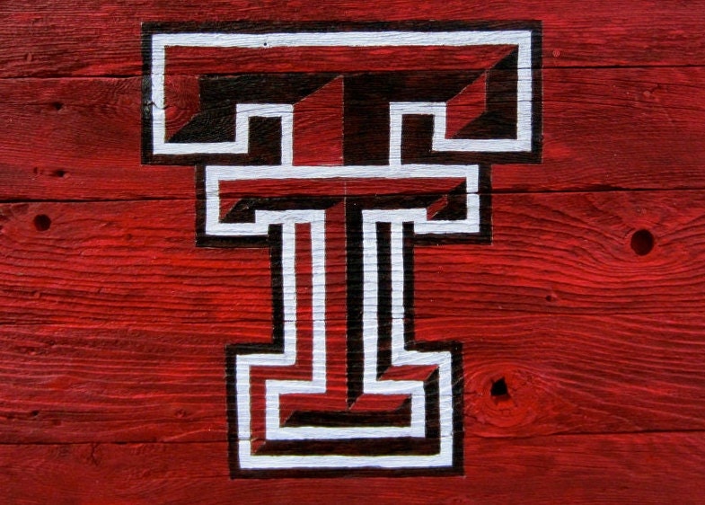 Texas Tech University Rustic Sign - Etsy