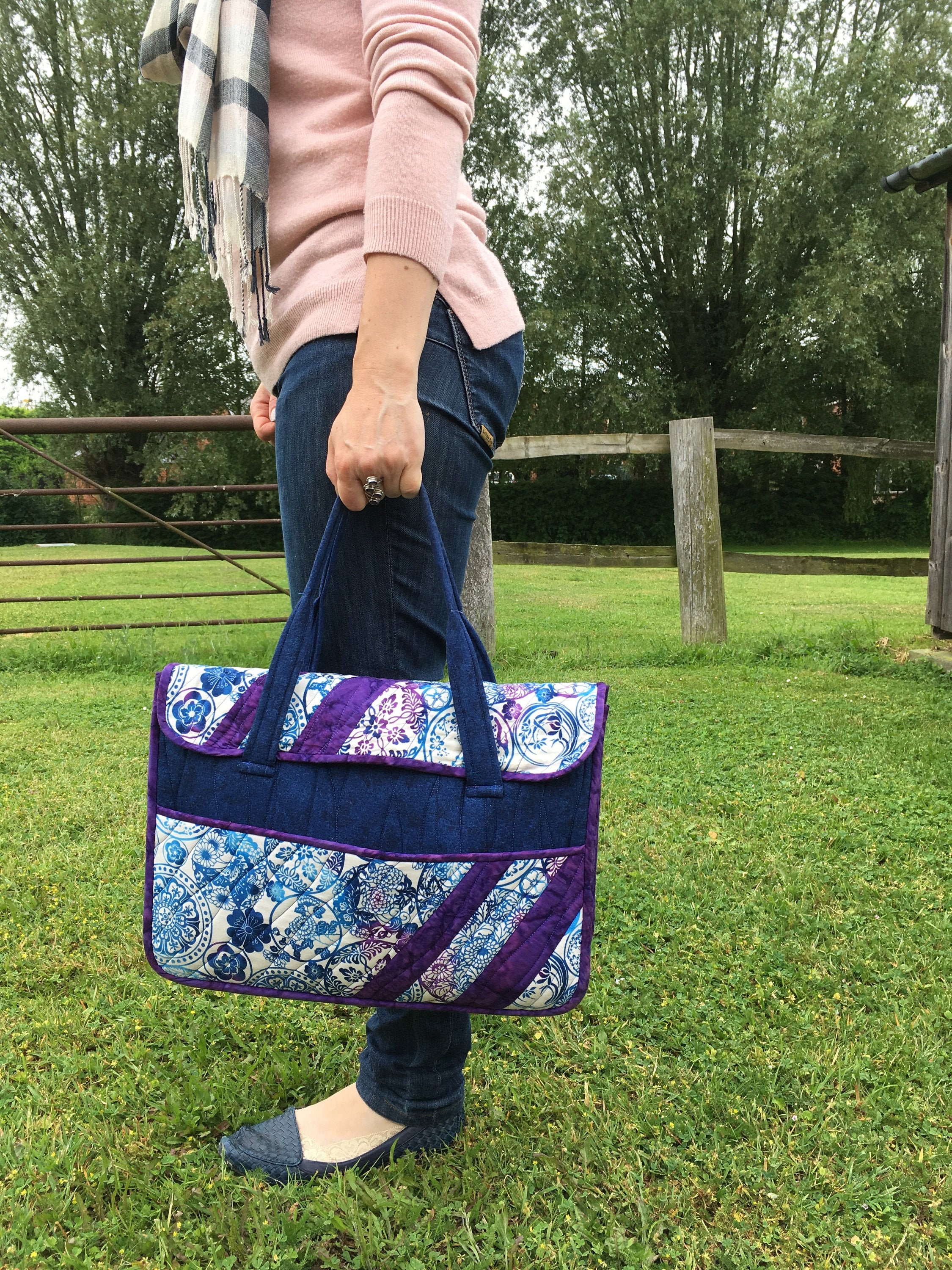 Computer / messenger bag PDF pattern instruction tutorial by | Etsy