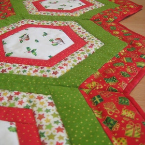 Hexagonal Table Runner Pattern PDF Instant Download - Etsy