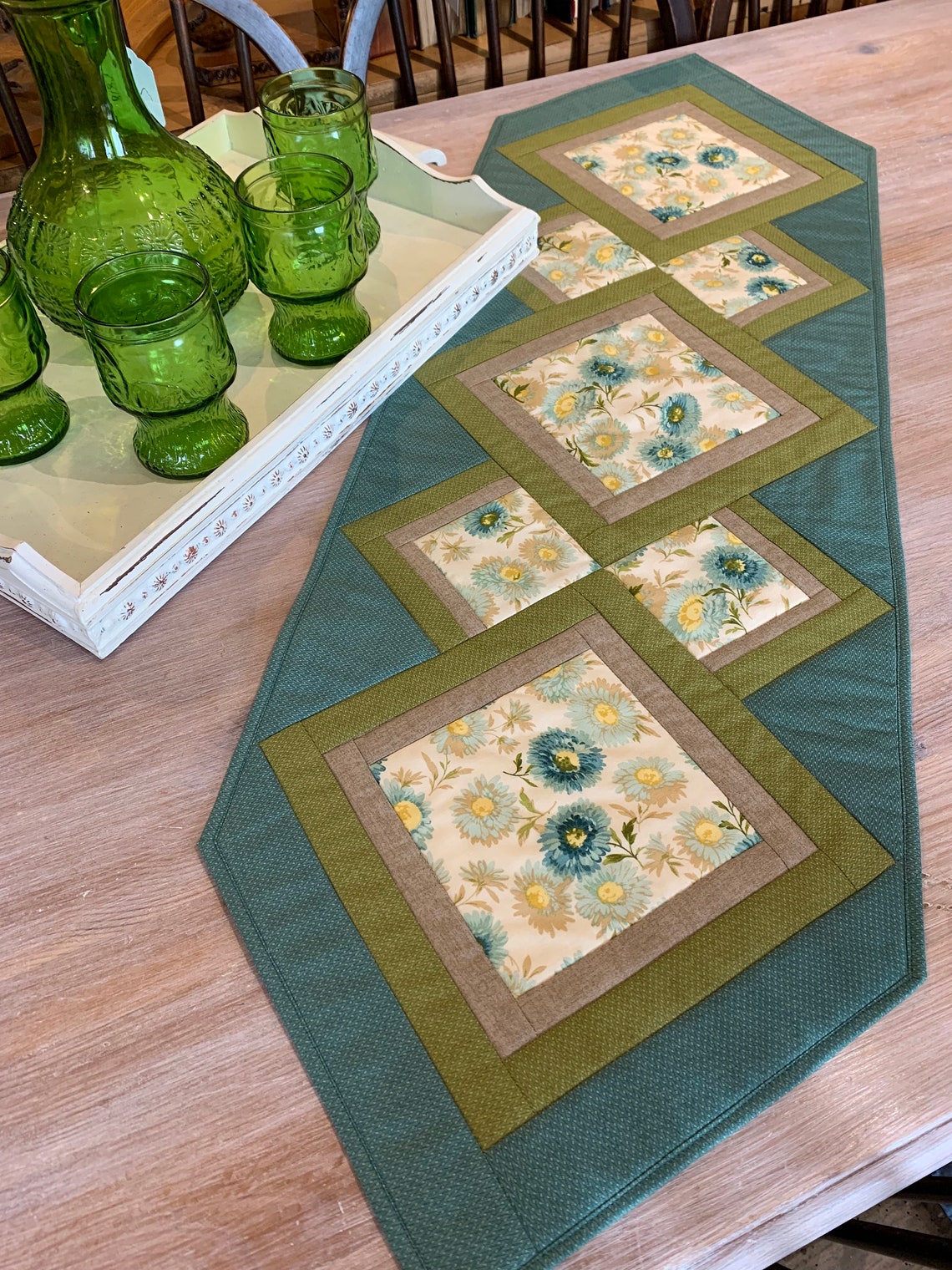 Francis Table Runner PDF PATTERN upgrade to Video Tutorial - Etsy
