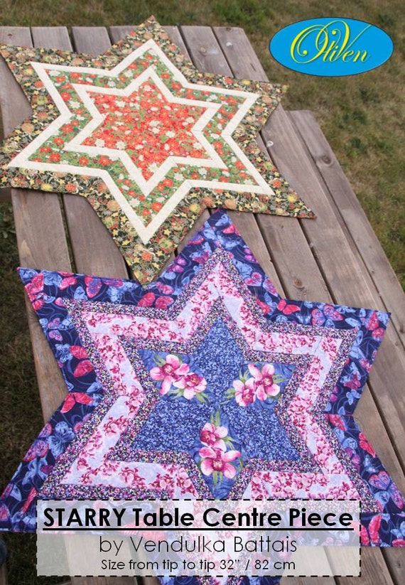 Starry Table Center Piece Pattern PDF Instant Download - Etsy