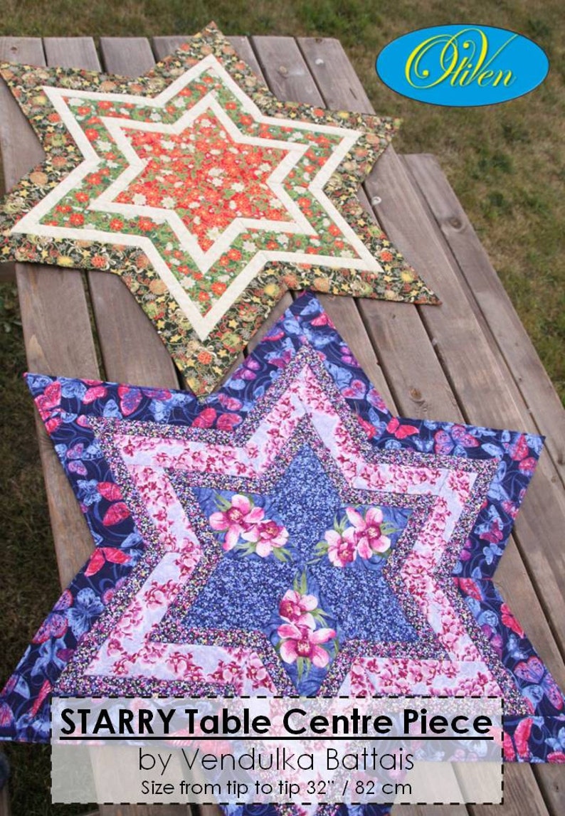 Starry Table Center Piece Pattern PDF Instant Download - Etsy