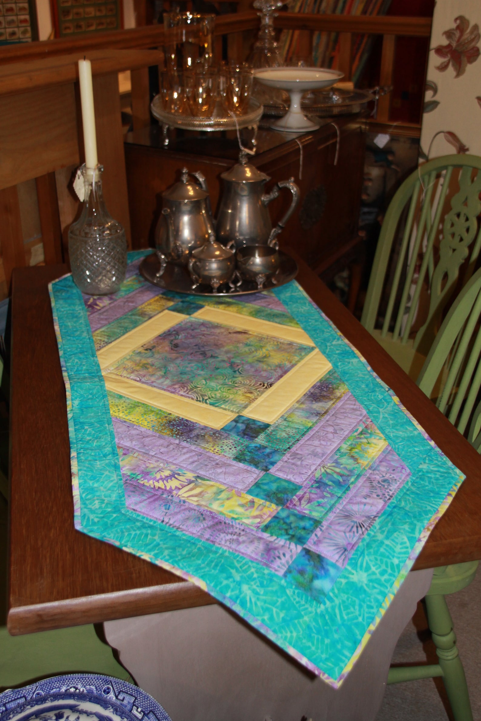 Chevron Table Runner - PDF PATTERN - Patchwork Home Decoration - Etsy