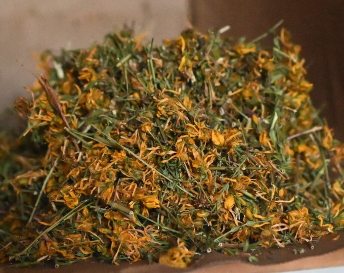 Organic Dried St. Johns Wort Wild 2024 Harvest Hypericum Perforatum Tea ...