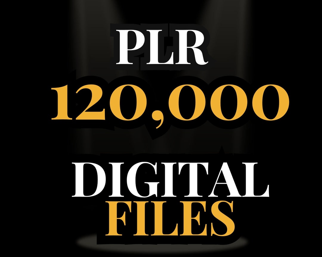 PLR BUNDLE 120,000 Digital Files, SVG, Coloring Pages for Adults and ...