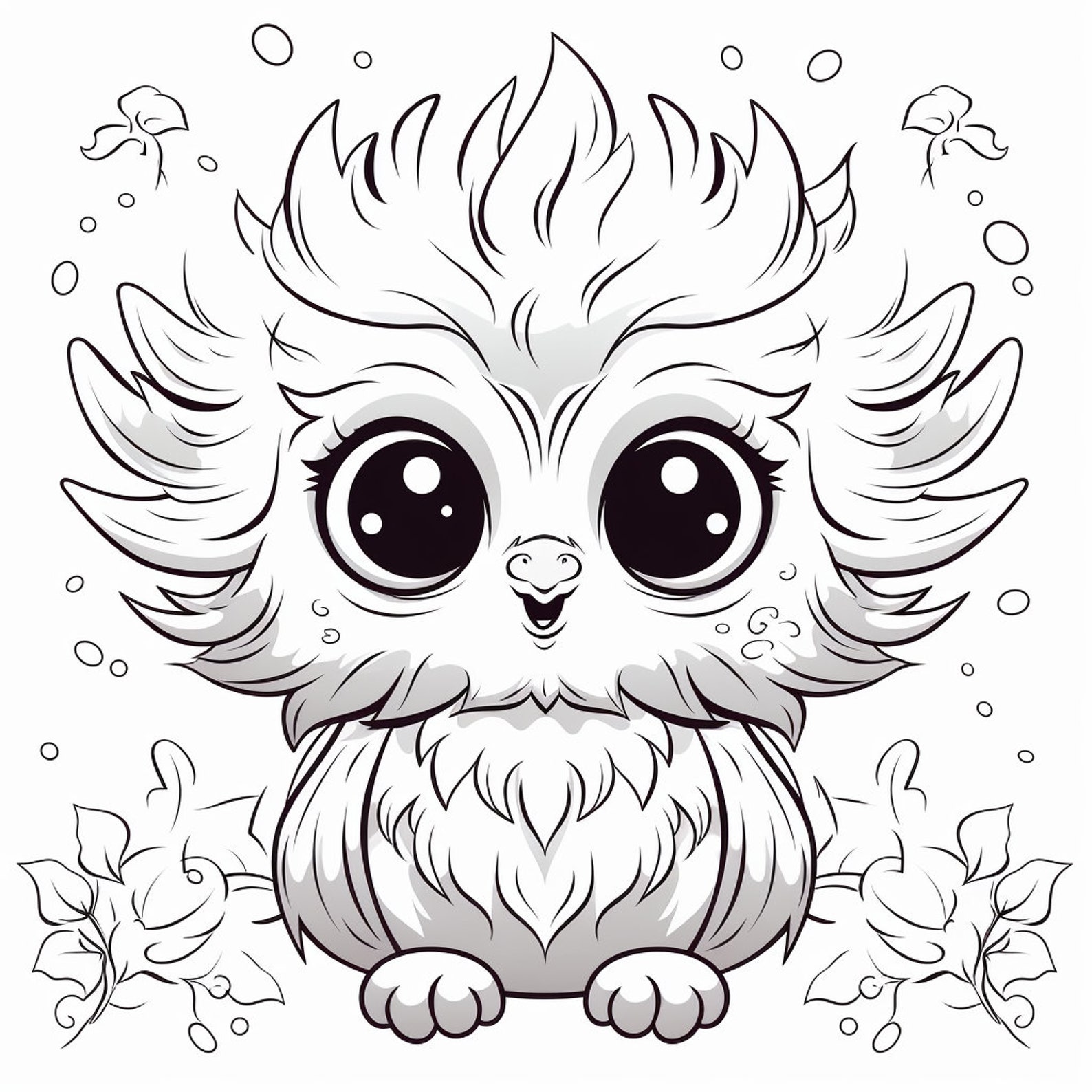 12 Owl Coloring Pages, Adults and Children Printable and Digital - Etsy