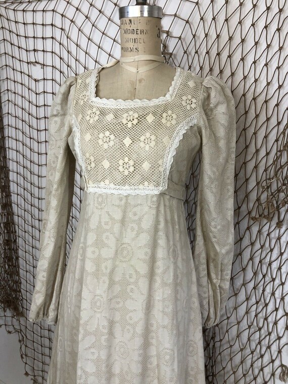 Rare Gunne Sax black label dress size 11 Prairie, Cot… - Gem