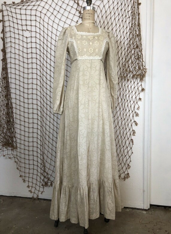 Rare Gunne Sax black label dress size 11 Prairie, Cot… - Gem
