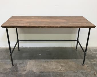 Steel pipe desk | Etsy