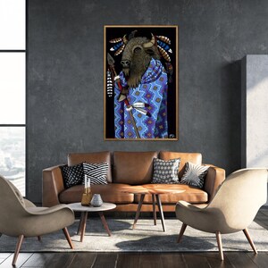 Tribal Council Member: Tatanka buffalo Giclee Art Prints - Etsy