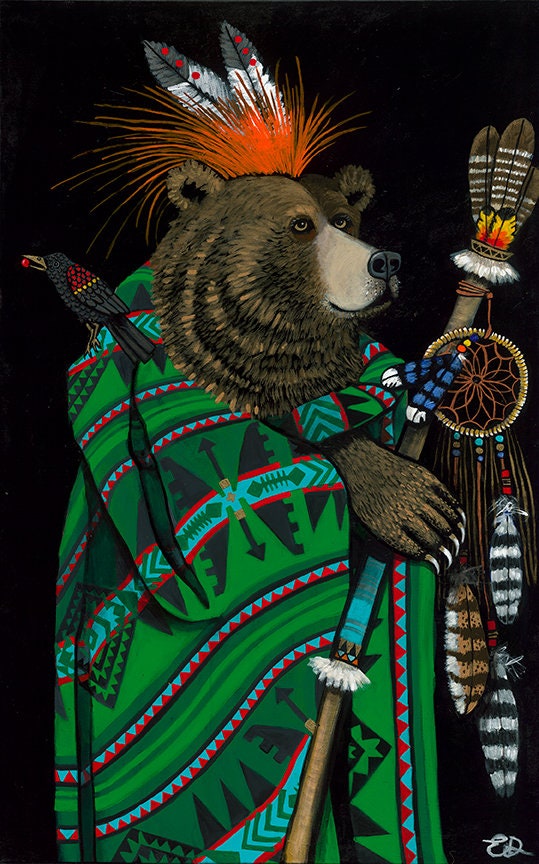 Native Bear Art